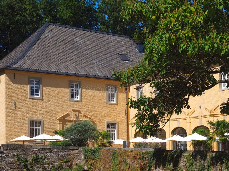 Schloss Dyck Beautiful German Water Castle in Juechen Editorial Photo ...