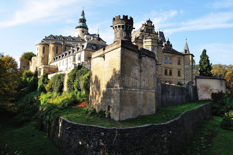 Schloss Frydlant. Tschechische Republik Stockbild - Bild von republik ...