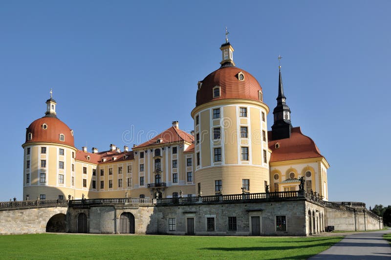 Schloss Moritzburg, Dresden Stock Image - Image of outdoor, saxony ...