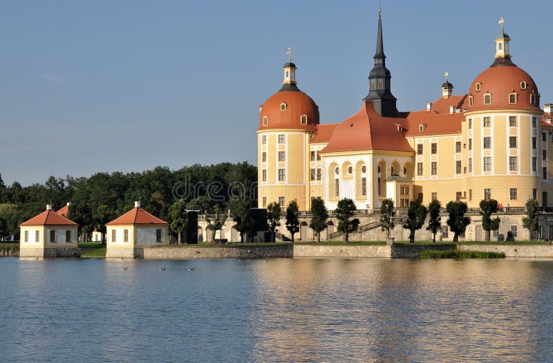 Schloss Moritzburg, Dresden Stock Image - Image of outdoor, saxony ...