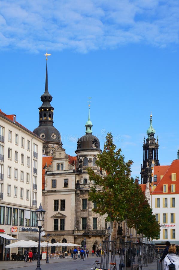 Schloss Street of Dresden editorial stock image. Image of schloss ...