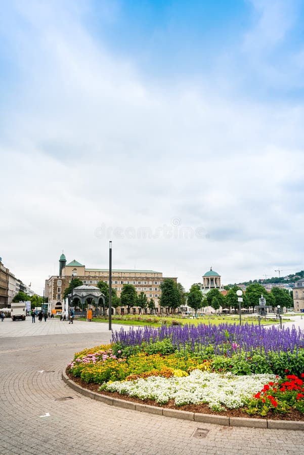 Schlossplatz is the Largest Square in the Center of Stuttgart Editorial ...