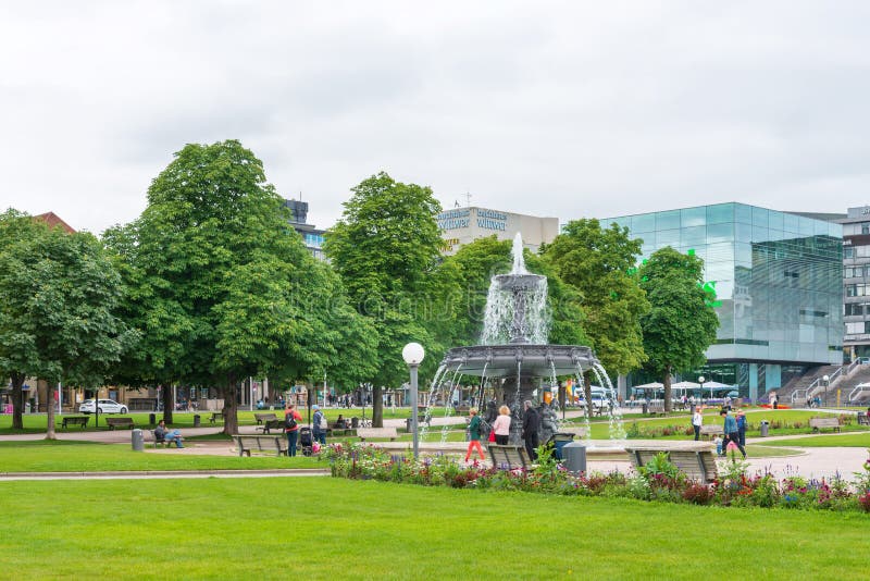 Schlossplatz is the Largest Square in the Center of Stuttgart Editorial ...
