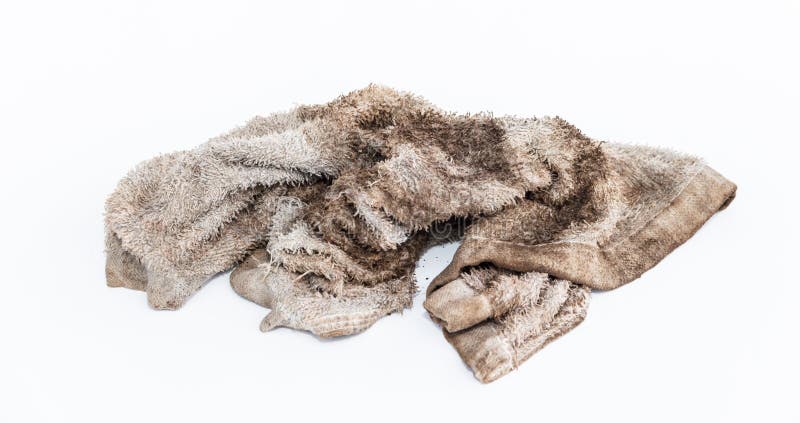 Schmutziger Lappen stockbild. Bild von baumwolle, faser - 50584119