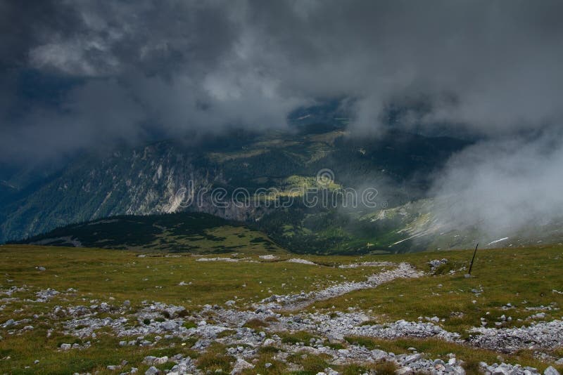 Schneeberg in Austrian Alps Stock Image - Image of mountains, elisabeth ...