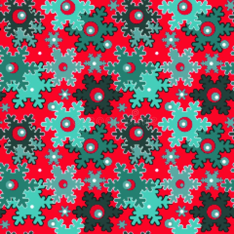 Nahtloses Pixel Unscharfes Unfocused Muster Stock Abbildung ...