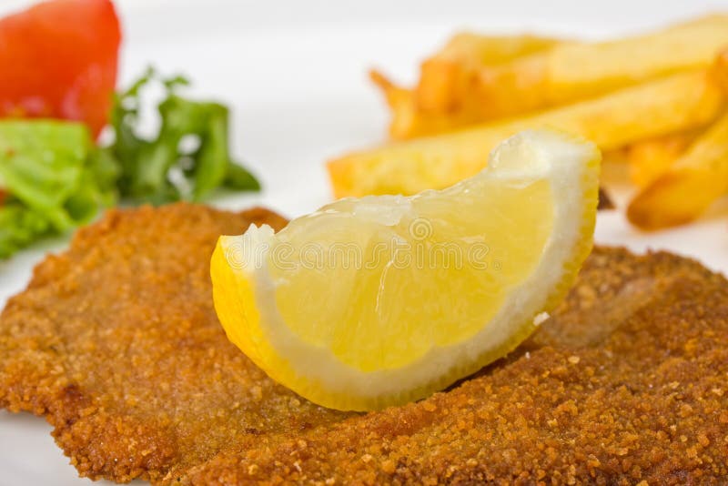 Schnitzel stock photo. Image of chop, cooked, delicious - 9133222