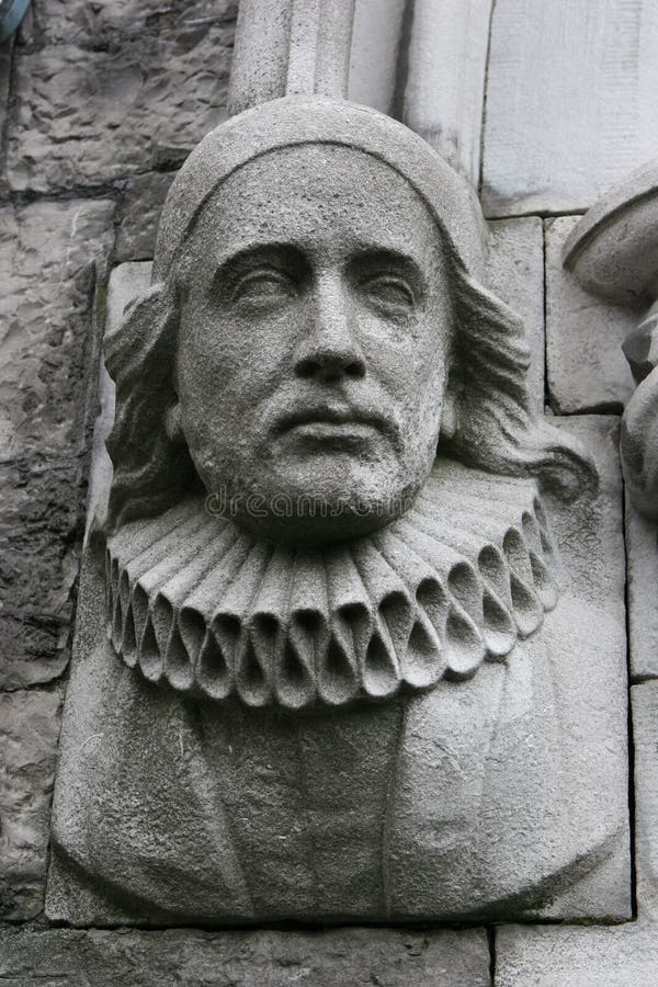 Scholar statue stock image. Image of head, bust, dublin - 6940785