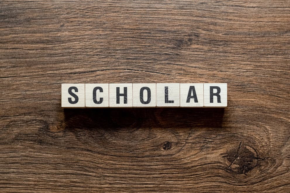 Scholar - Word Concept on Building Blocks, Text Stock Photo - Image of ...