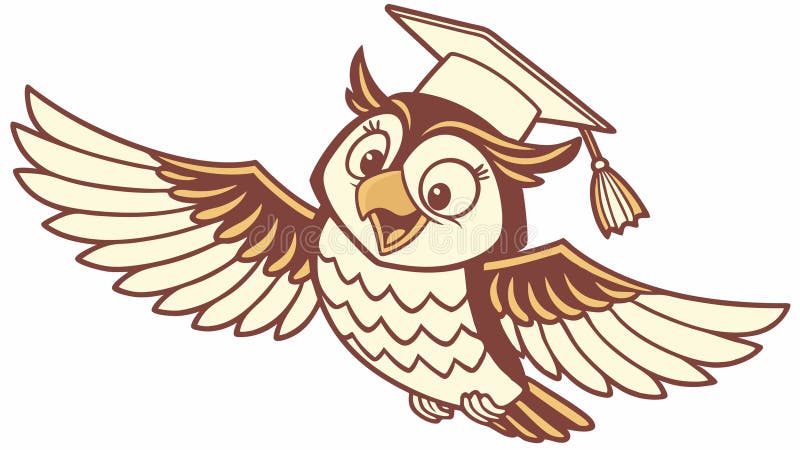 Scholarly Owl with Graduation Hat, Academic Achievement, Knowledge ...