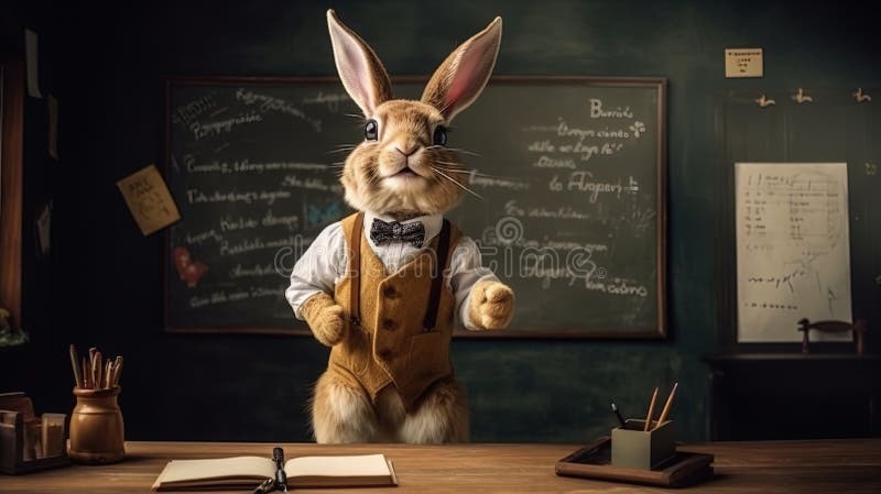 Scholarly Rabbit Stock Illustrations – 103 Scholarly Rabbit Stock ...