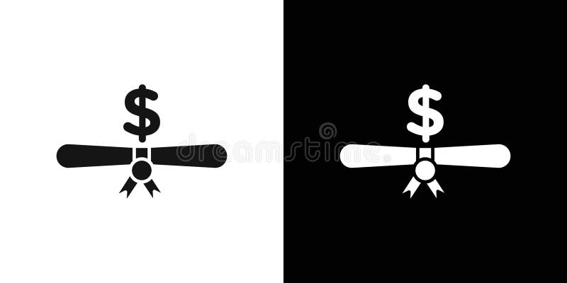 Scholarship Icon Logo Set Vector Stock Vector Illustration Of Tuition