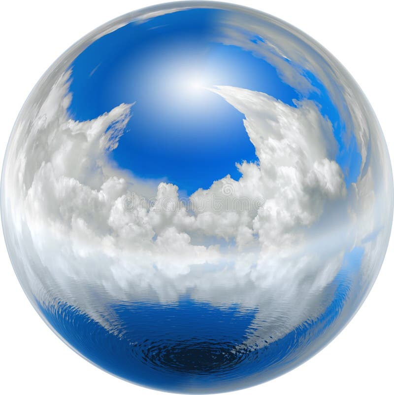 Schone blauwe aarde stock foto. Image of bewolkt, zuurstof - 15242038