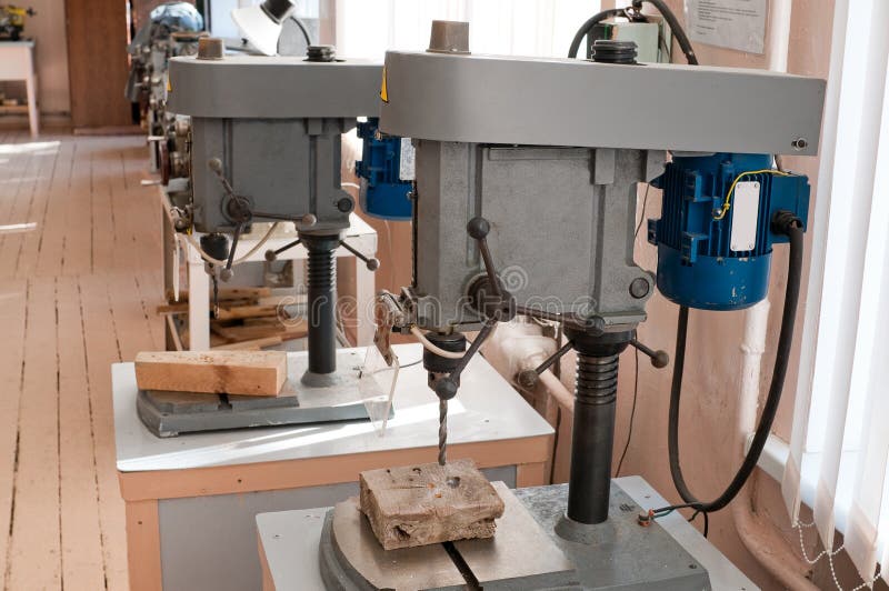 School stock photo. Image of school, boring, machine - 23163352