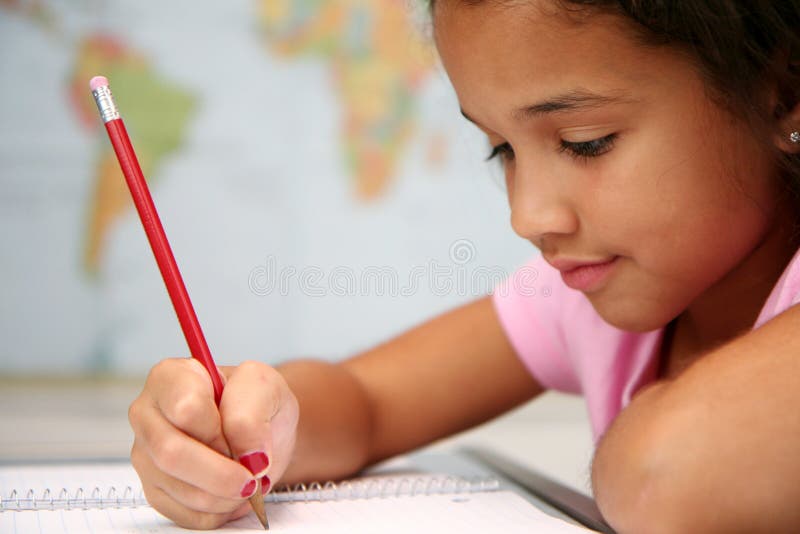 School Writing stock image. Image of catechumen, pencil - 327977