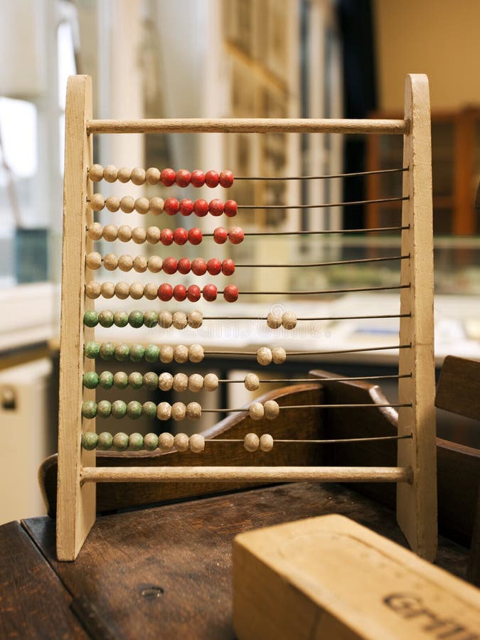 School Abacus in Old Classroom Stock Photo - Image of machine, school ...