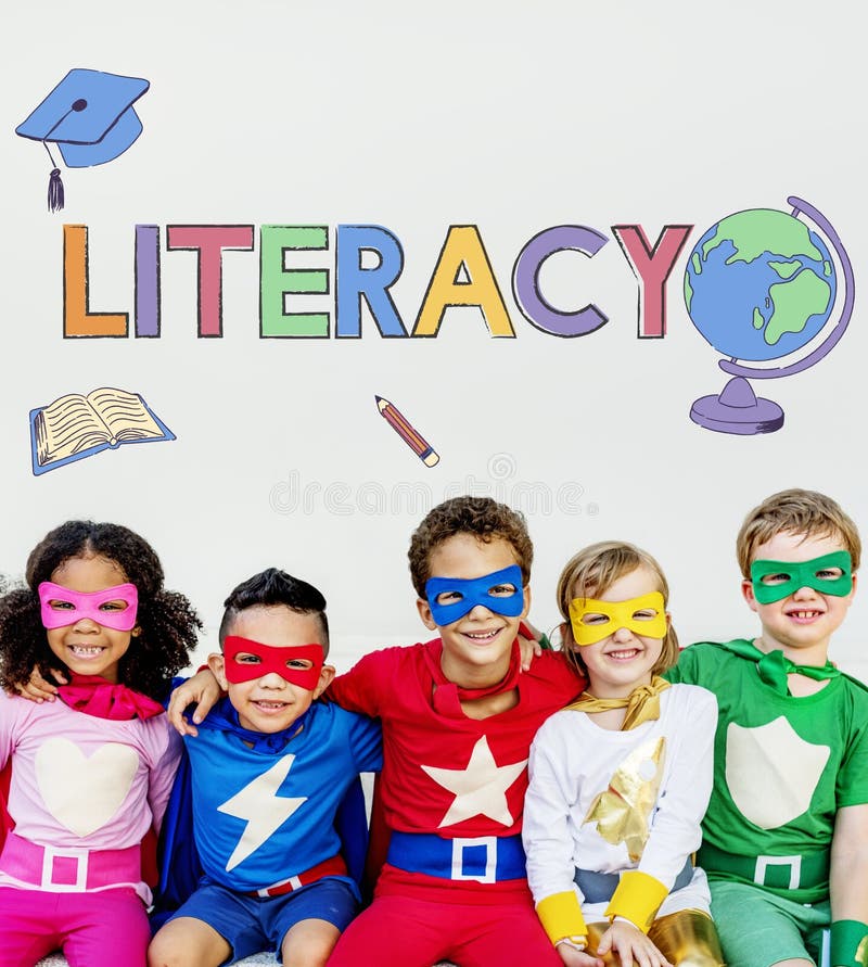 School Academic Learning Kids Graphic Concept Stock Image - Image of ...