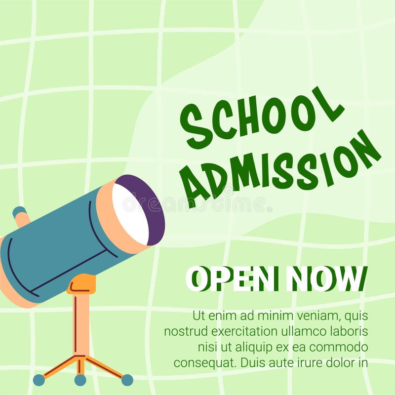 Admission Open School Stock Illustrations – 558 Admission Open School ...