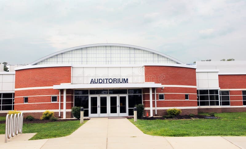 School Auditorium stock photo. Image of community, performing - 20717030