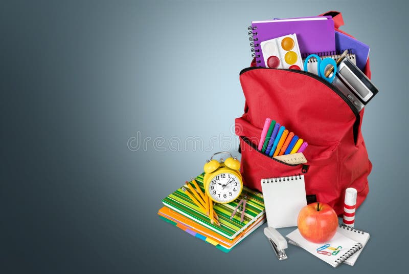 School stock photo. Image of group, student, time, backpack - 62787204