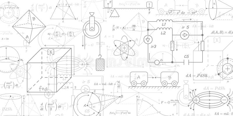School Background in Physics and Mathematics .Formulas and Drawings ...