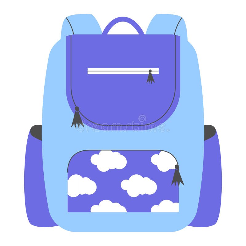 School Backpack. Back To School. Vector Illustration Stock Vector ...