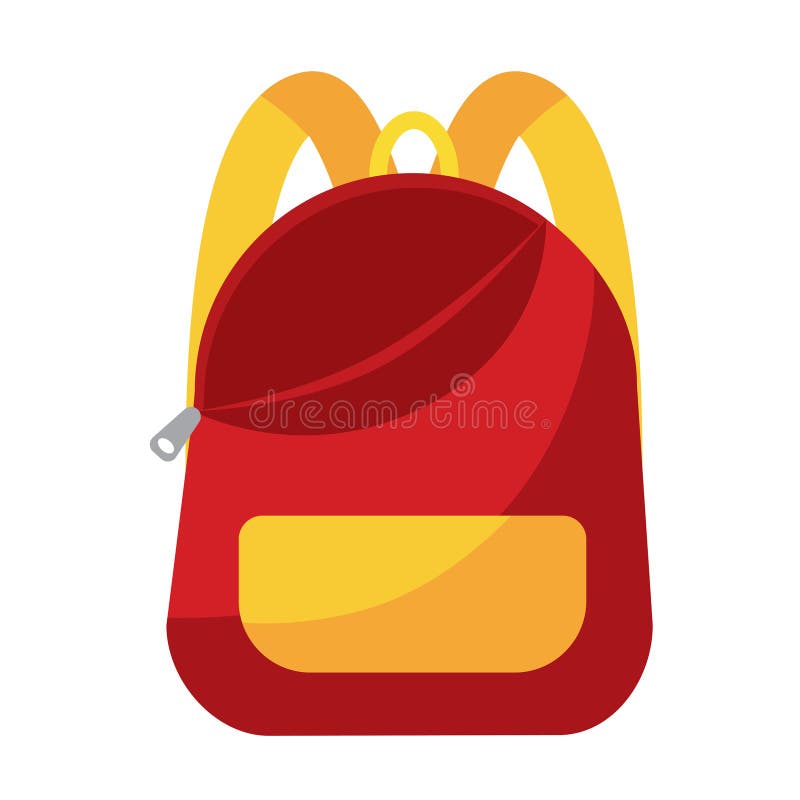 School Backpack Icon. Vector Stock Vector - Illustration of children ...