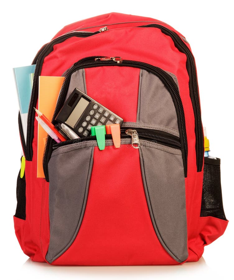 Backpack stock photo. Image of supplies, school, life - 58608088