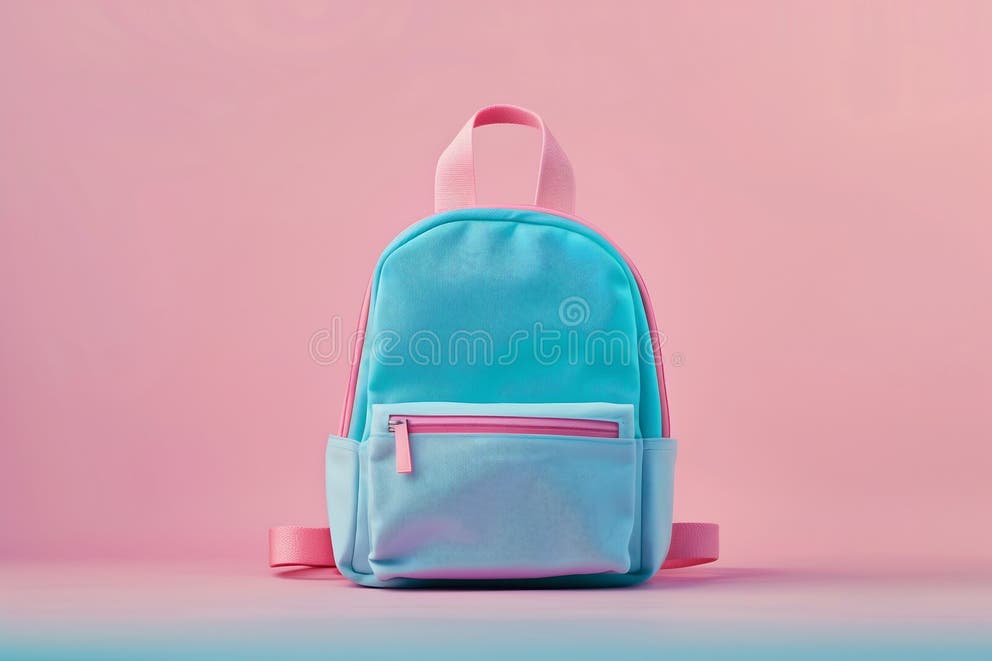 School Backpack in Pastel Colors. Back To School, Education Concept ...