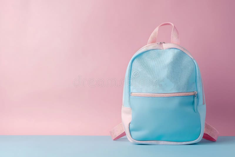 School Backpack in Pastel Colors. Back To School, Education Concept ...