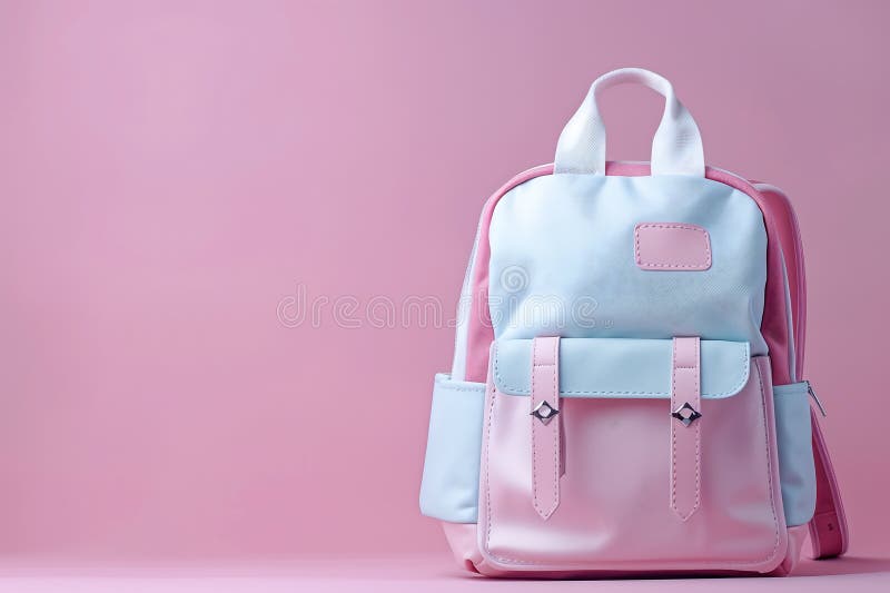 School Backpack in Pastel Colors. Back To School, Education Concept ...