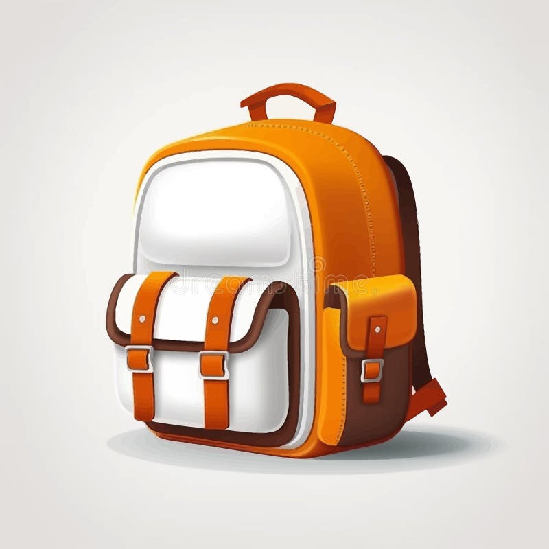 School Backpack Vector Flat Minimalistic Isolated Illustration Stock ...
