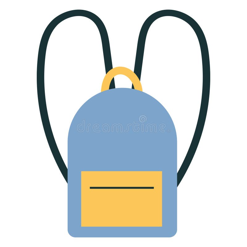School backpack. Backpack stock vector. Illustration of vector - 341428550