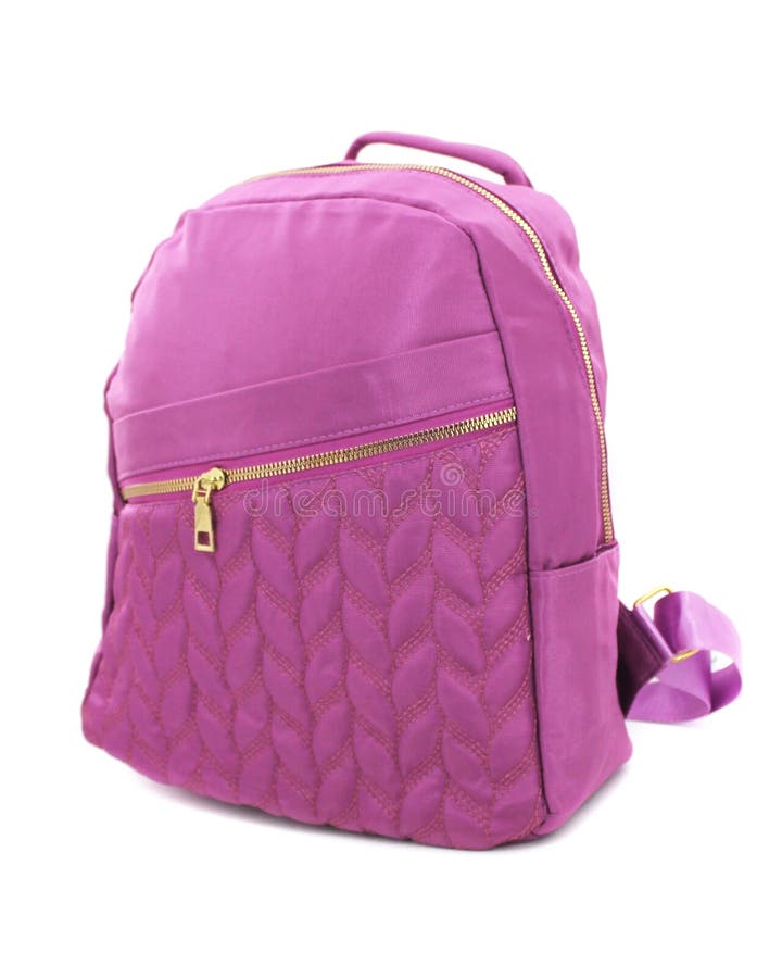 School Bag Backpack on White Background Stock Photo - Image of rucksack ...