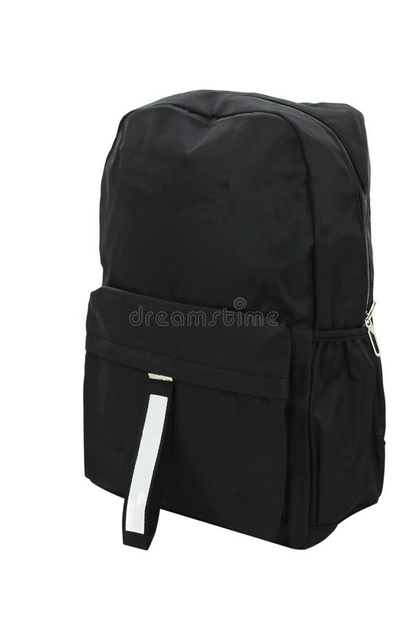 School Bag Backpack on White Background Stock Photo - Image of rucksack ...