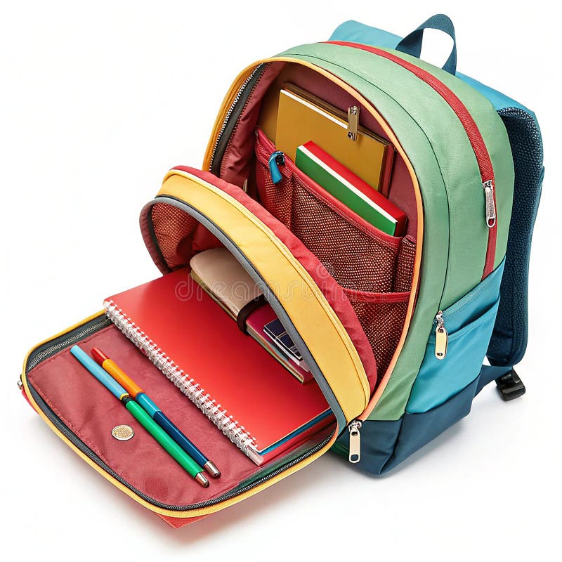 Open School Bag Stock Illustrations – 4,929 Open School Bag Stock ...