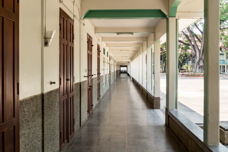 School from Our Balcony Cairo Egypt Stock Photo - Image of building ...