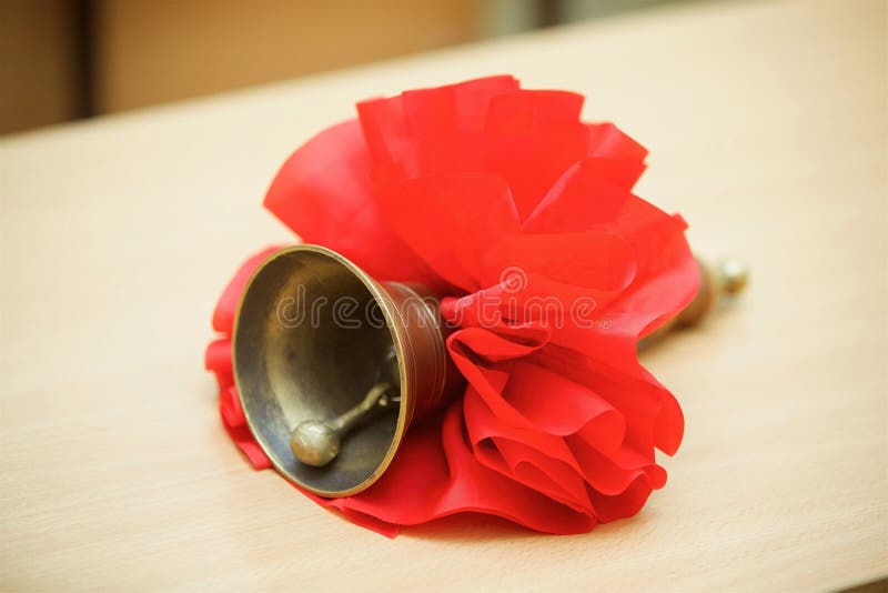 School Bell for Giving the First Bell at School Stock Photo - Image of ...