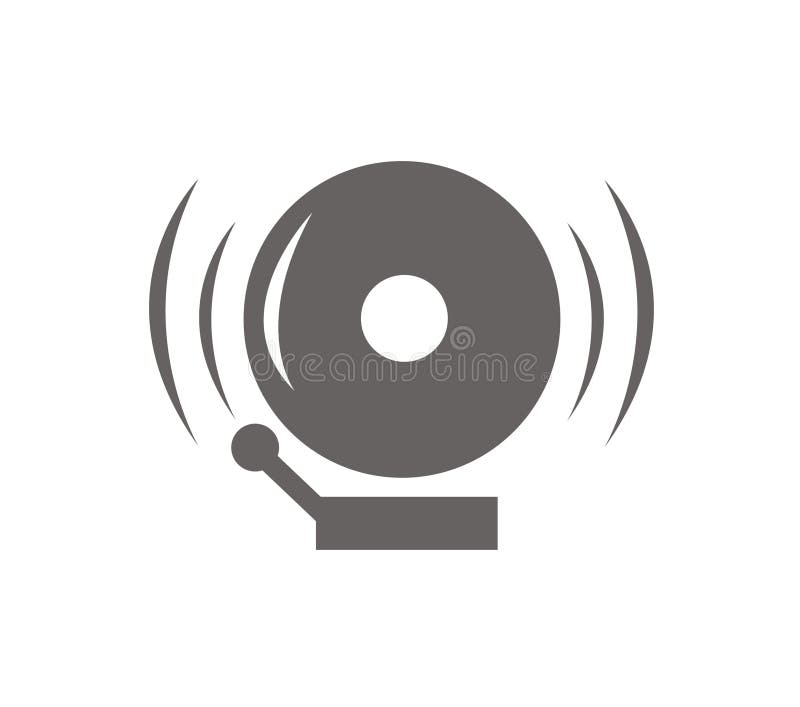 School Bell Isolated 3d Icon. School Bell 3d Illustration. Stock ...