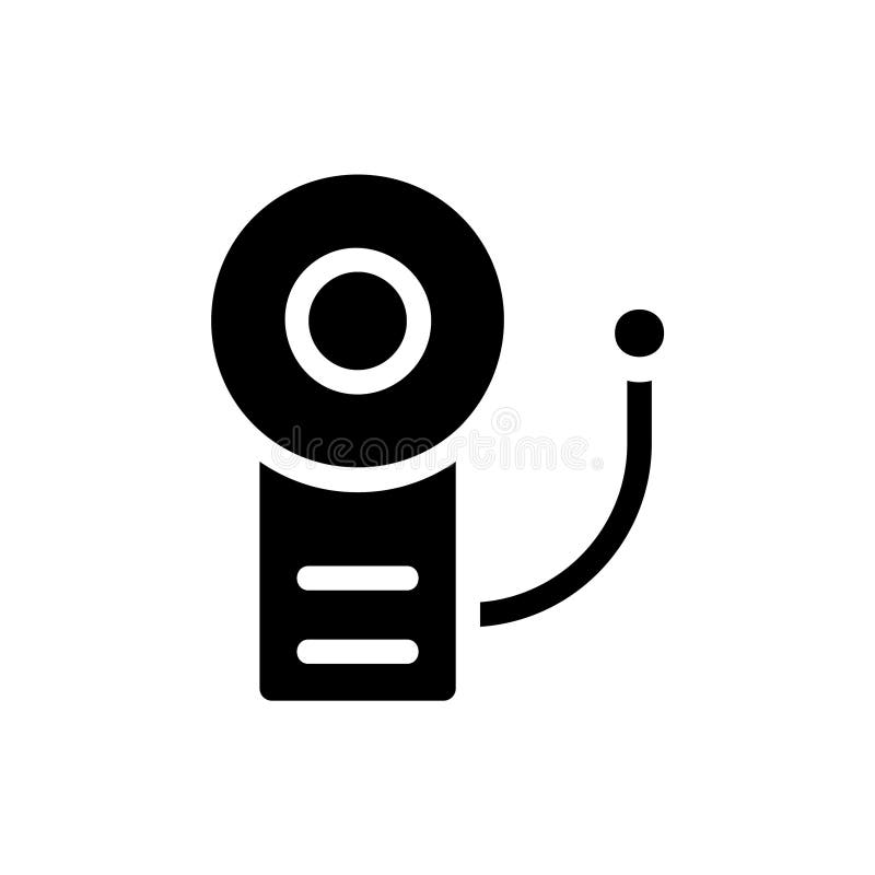 School Bell Icon. Concept of Emergency, Alarm, and Alert Stock Vector ...