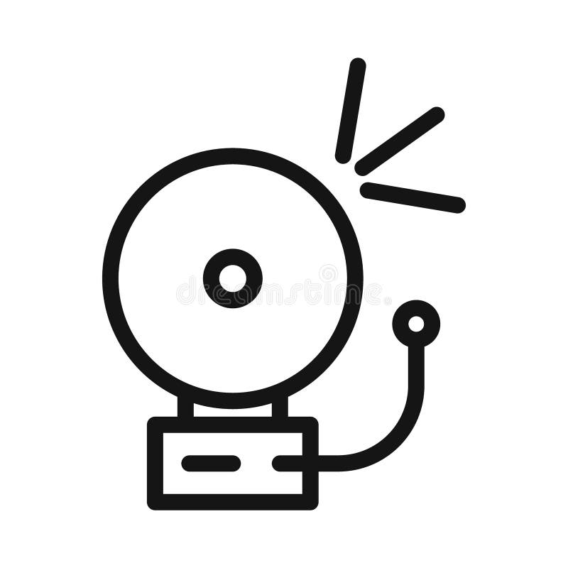 School Bell Icon Set Ringing Bell Illustrations for Academic and ...