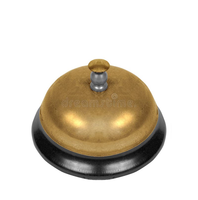 School bell isolated stock photo. Image of white, school - 60842492
