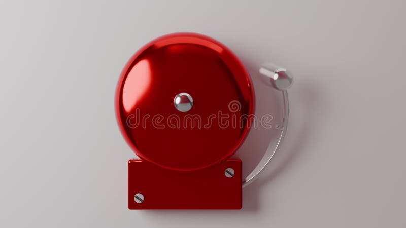 School Bell Ringing on the Wall Stock Footage - Video of ringing ...