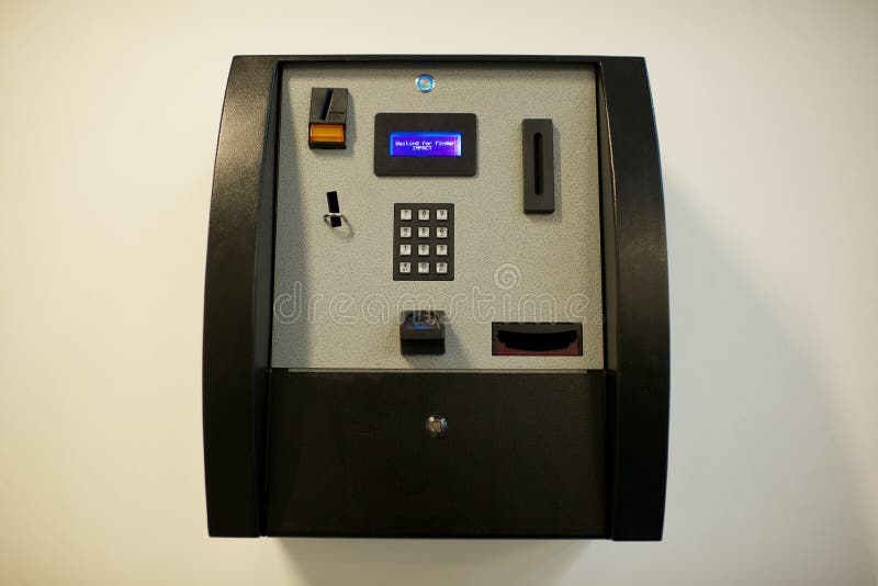 School Biometric Finger Print Scanner Machine Stock Image - Image of ...