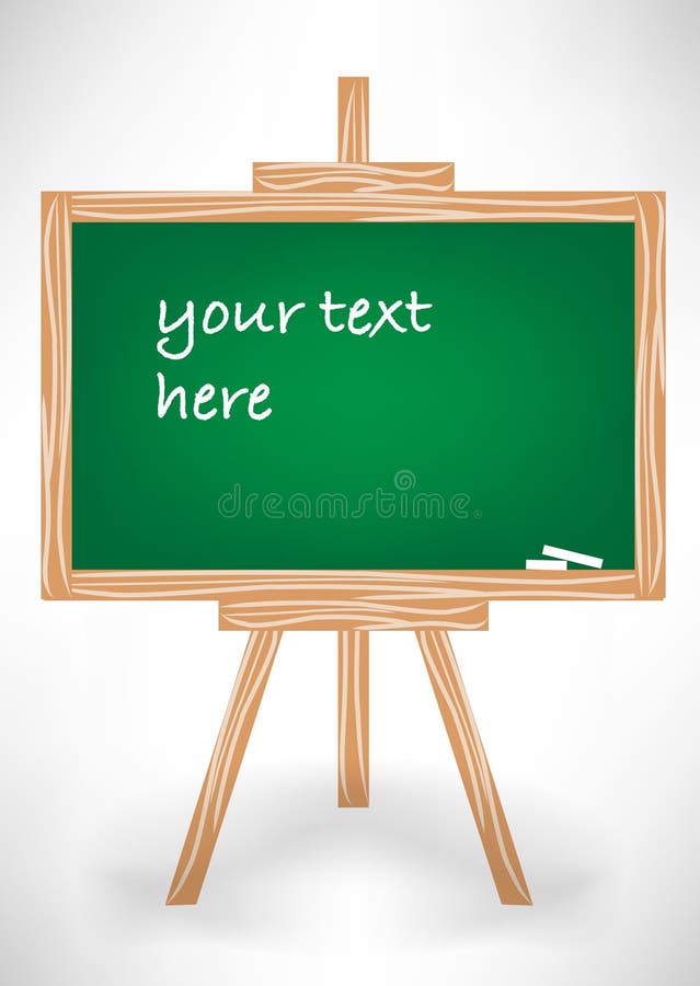 School board stock vector. Illustration of clean, wood - 21542532