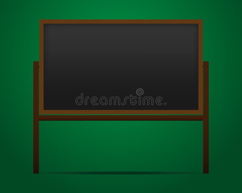 The School Board on the Background. Vector Illustration Stock Vector ...