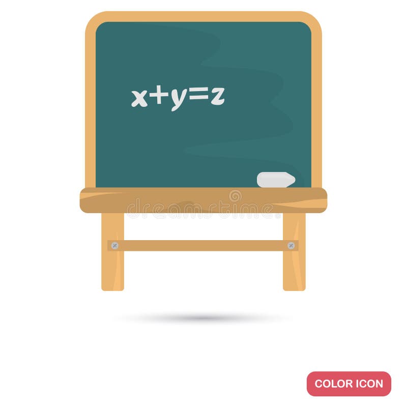 School Board Color Flat Icon for Web and Mobile Design Stock Vector ...