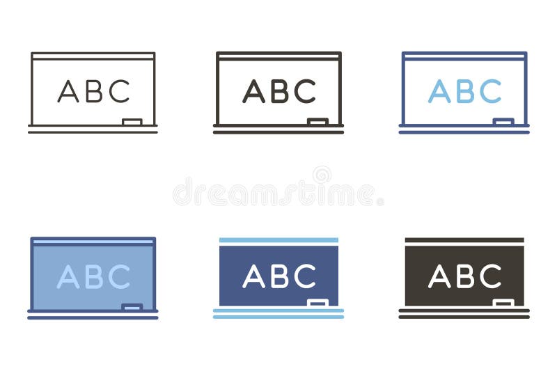 School Board Icon. Blackboard, Whiteboard, Chalkboard Education ...