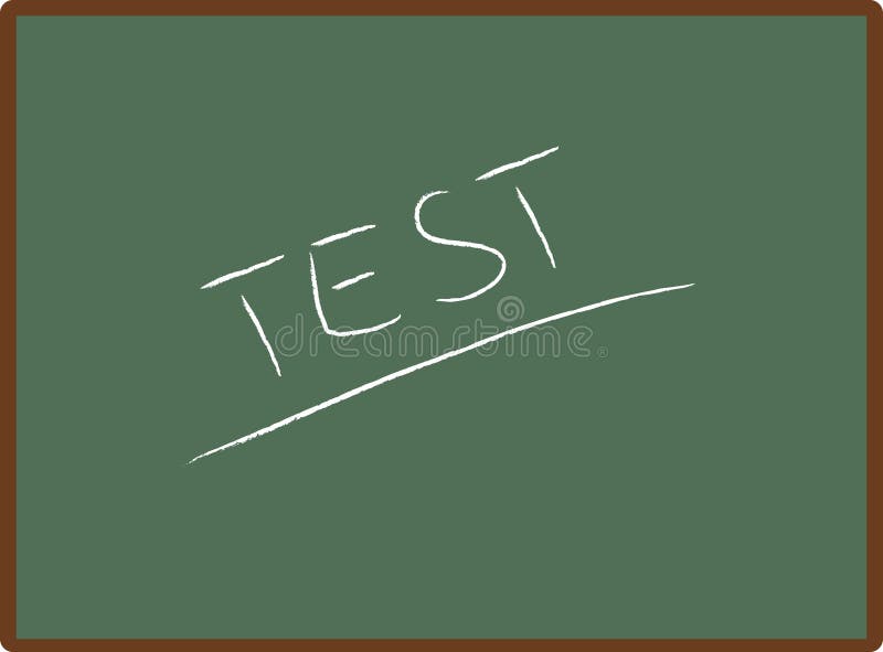 Test word stock image. Image of black, lesson, green - 25488843