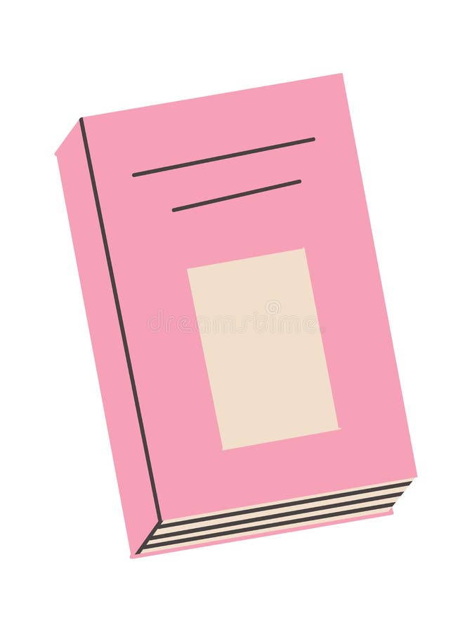 School Book. Education Hand Drawn Open or Stack Notebook Stock Vector ...